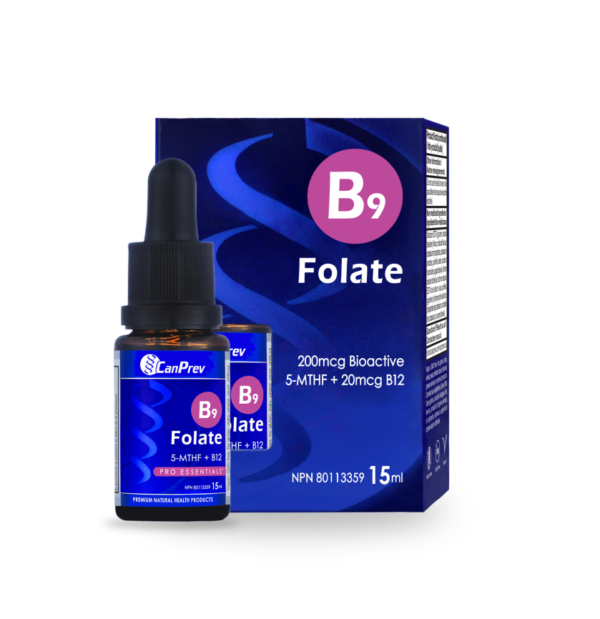 CanPrev B9 Folate 200mcg Drops – Blueberry - The Water Bug Health Food ...